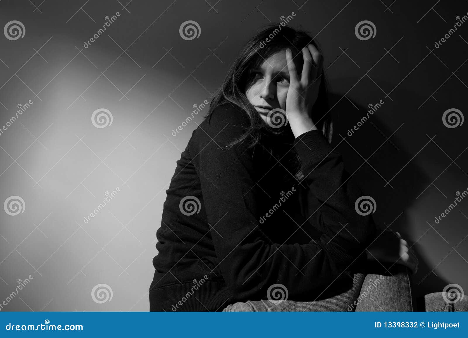 Young woman suffering stock photo. Image of expression - 13398332