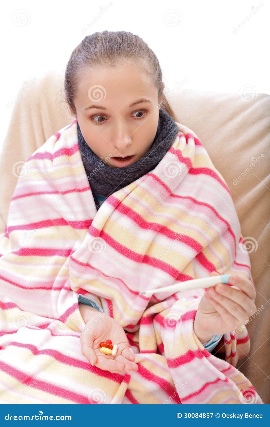 Frightened from the High Temperature Stock Image - Image of ache ...