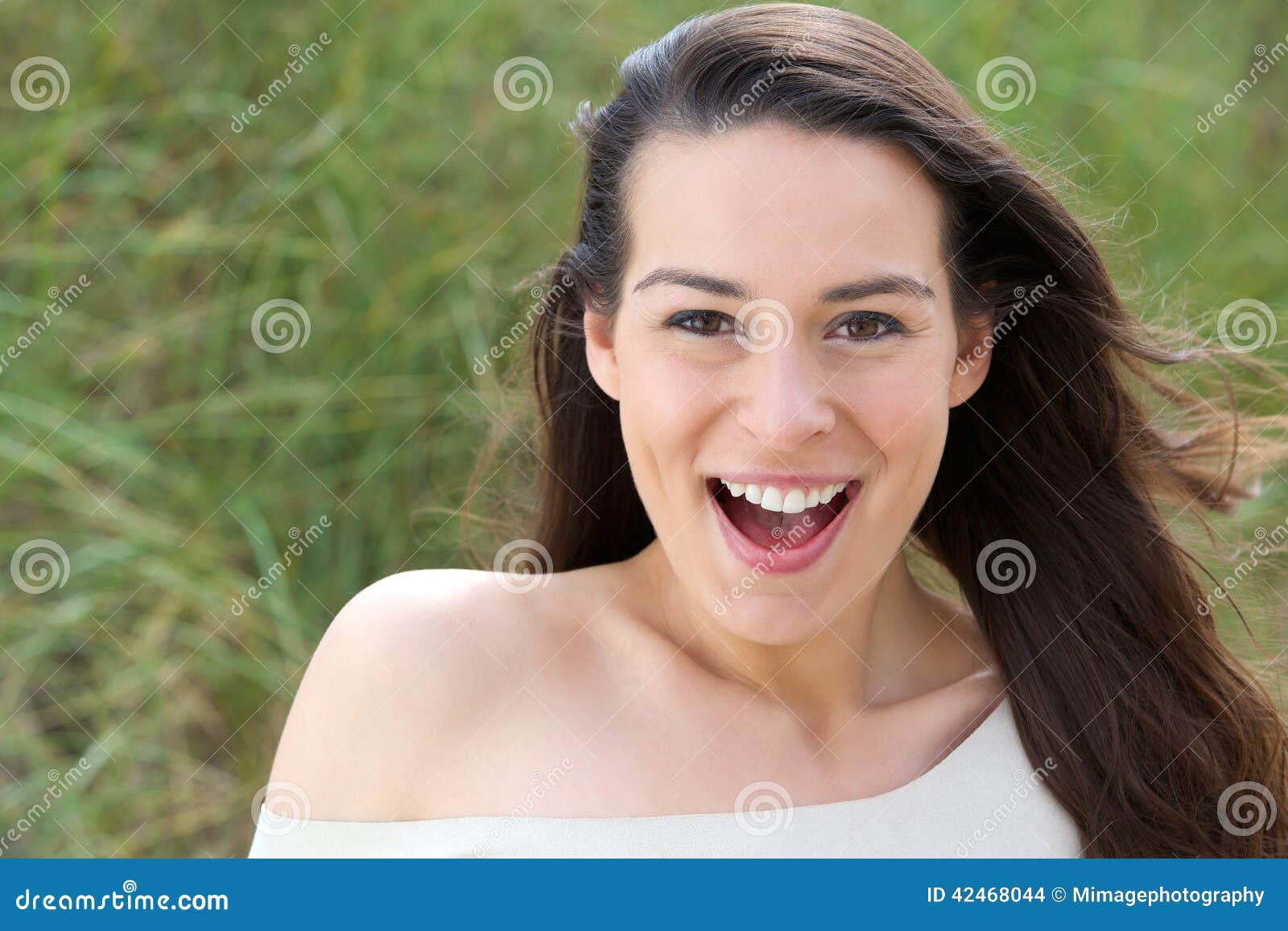 Young Woman with Surprised Expression Stock Photo - Image of caucasian ...