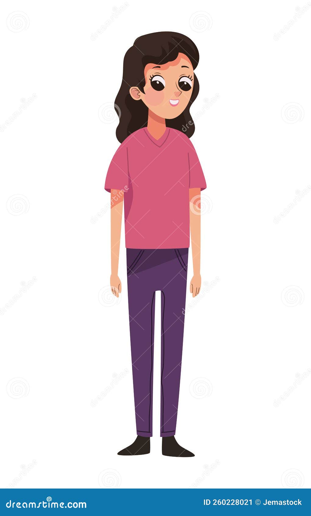 Tall Kid Vector Illustration | CartoonDealer.com #1673538