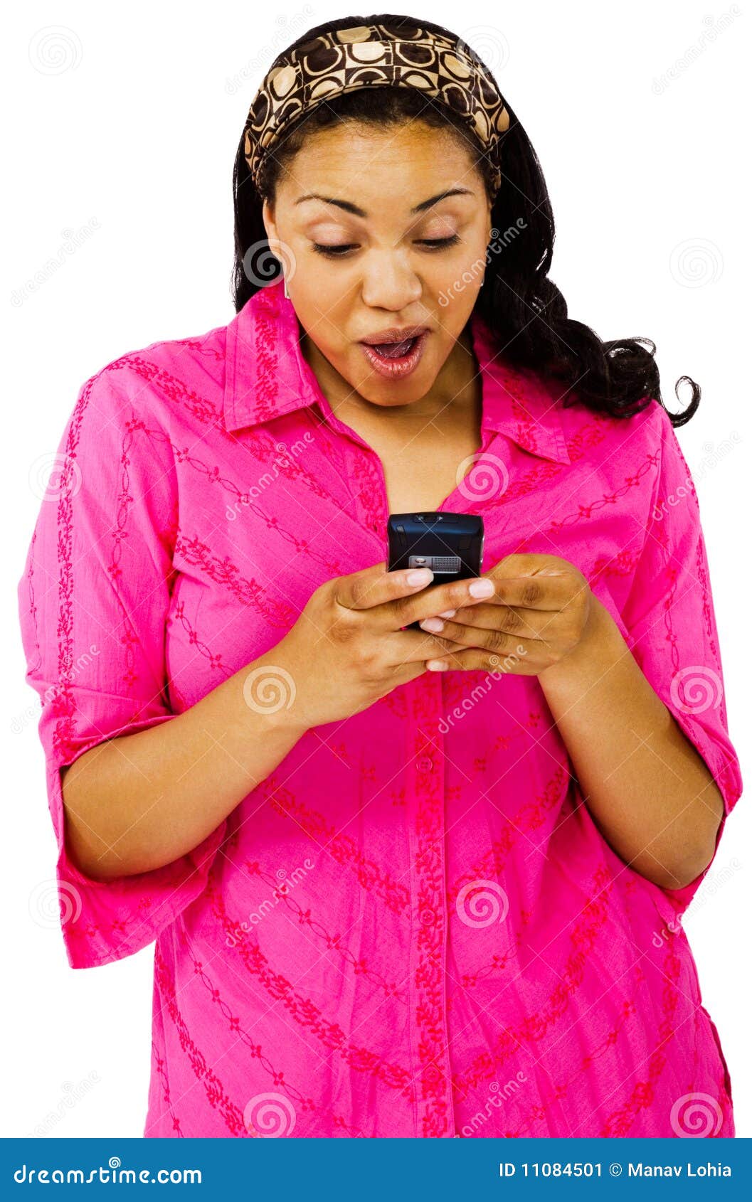 Young woman text messaging stock image. Image of close - 11084501