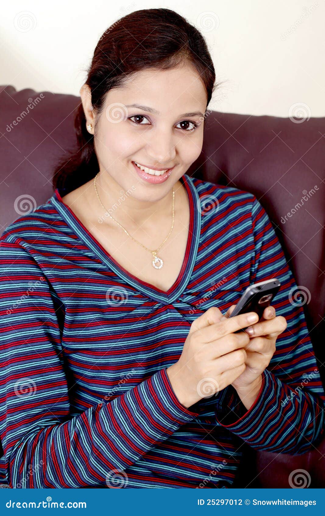Young woman texting stock photo. Image of american, adult - 25297012