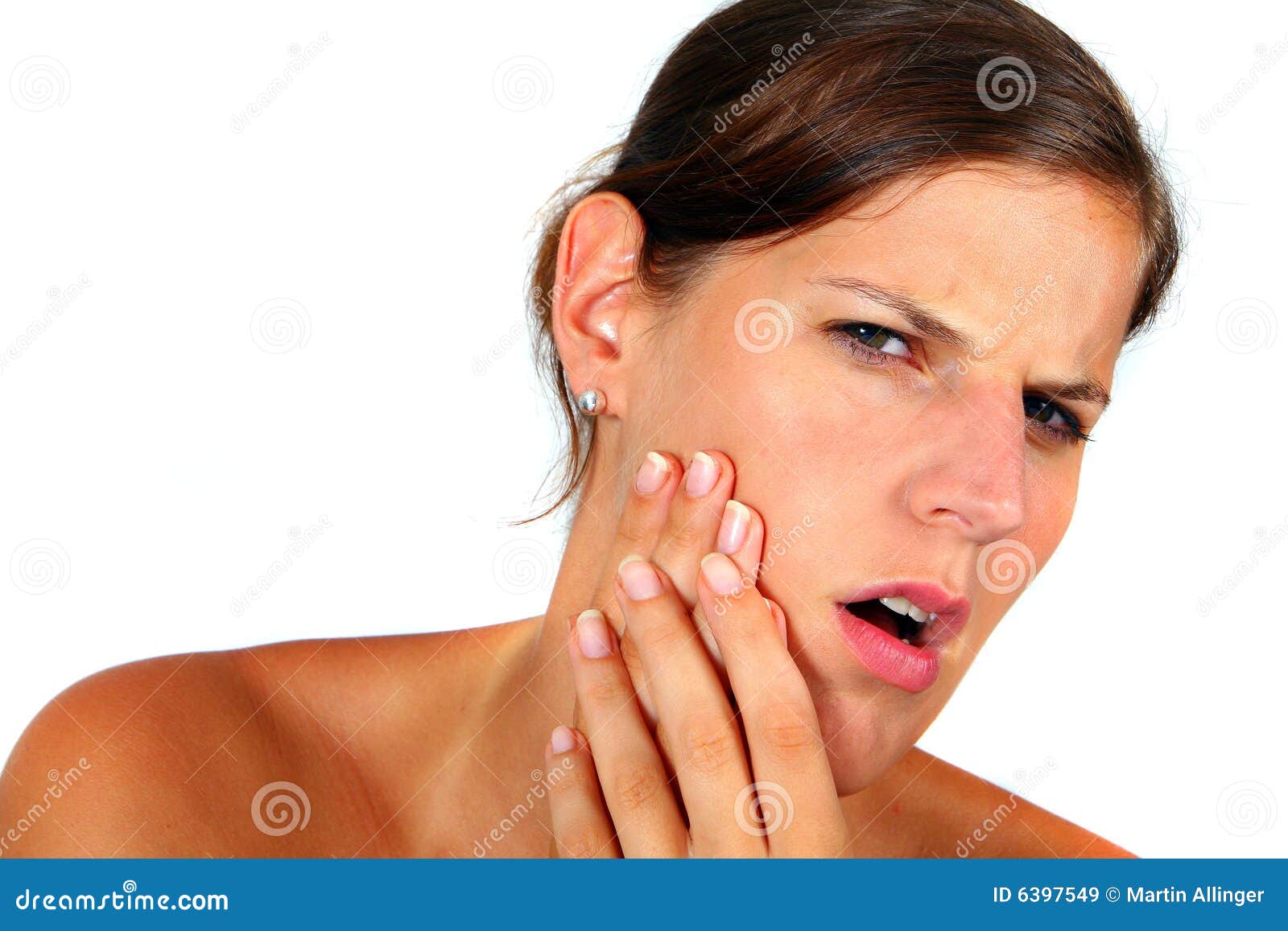 Young Woman with Toothache stock image. Image of healthcare - 6397549