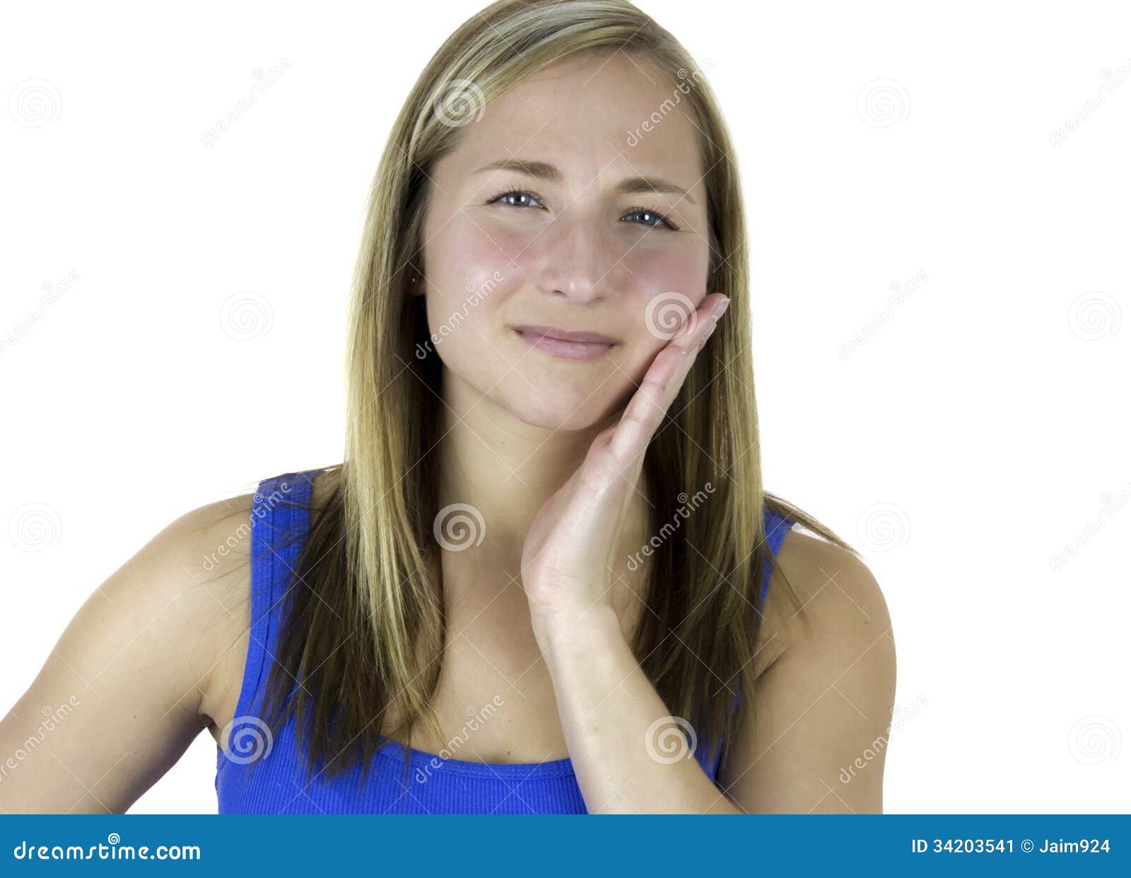 Young woman with toothache stock image. Image of teeth - 34203541