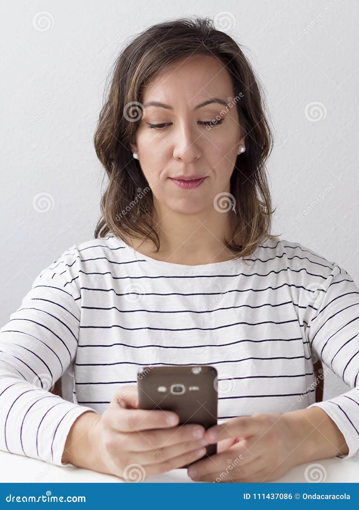 Young Woman Using the Mobile Phone Stock Photo - Image of girl ...