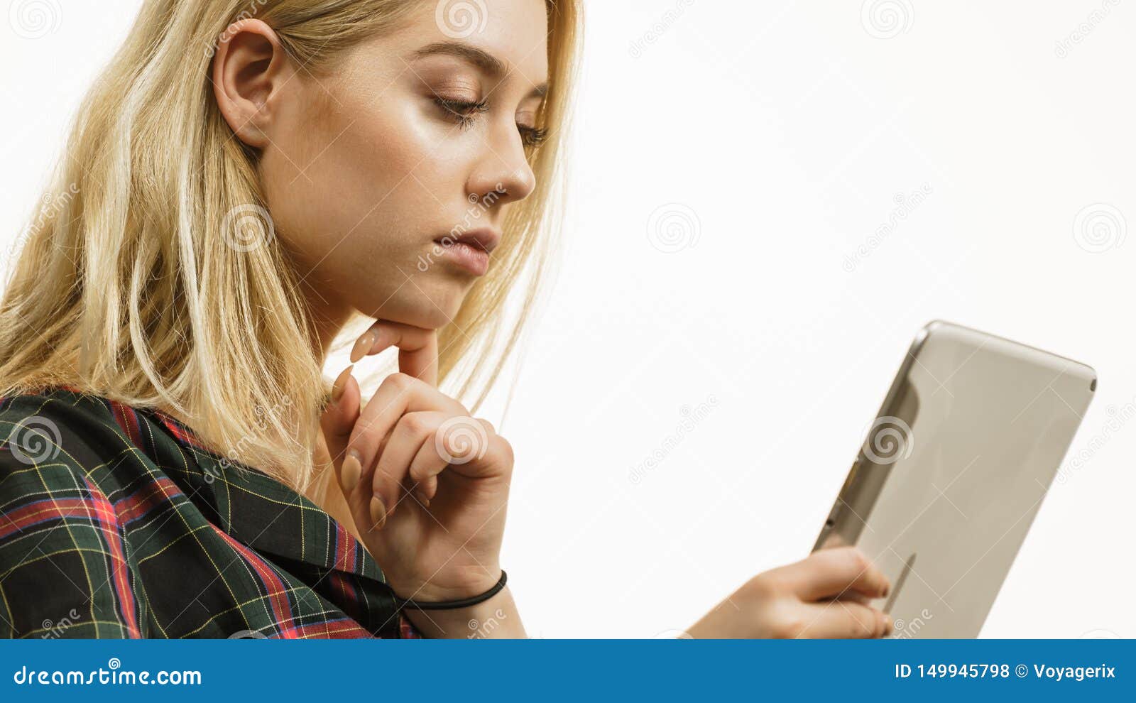 Young woman using tablet stock photo. Image of modern - 149945798 Young woman using tablet stock photo. Image of modern - 149945798