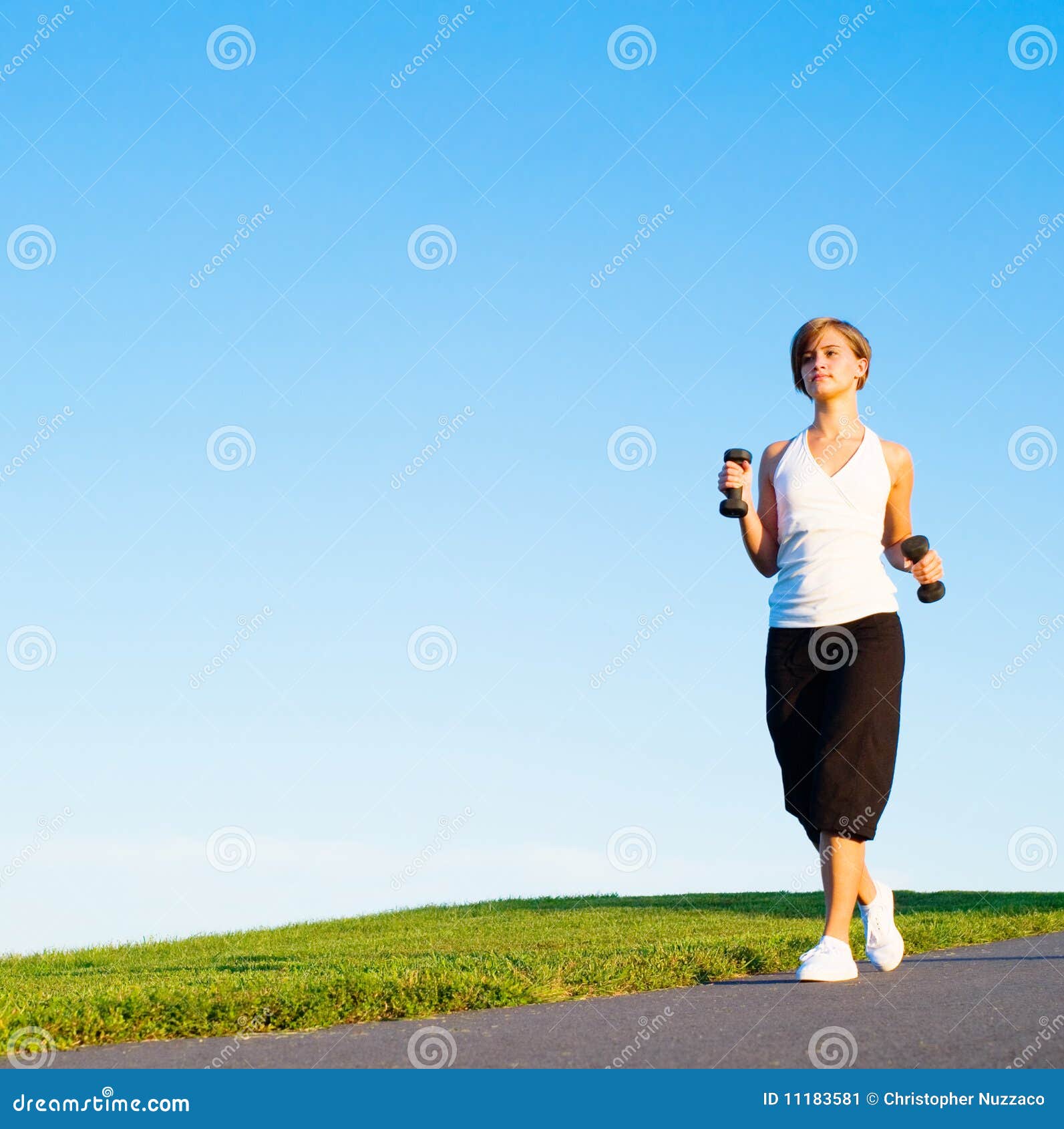 Young Woman Walking stock image. Image of movement, adult - 11183581