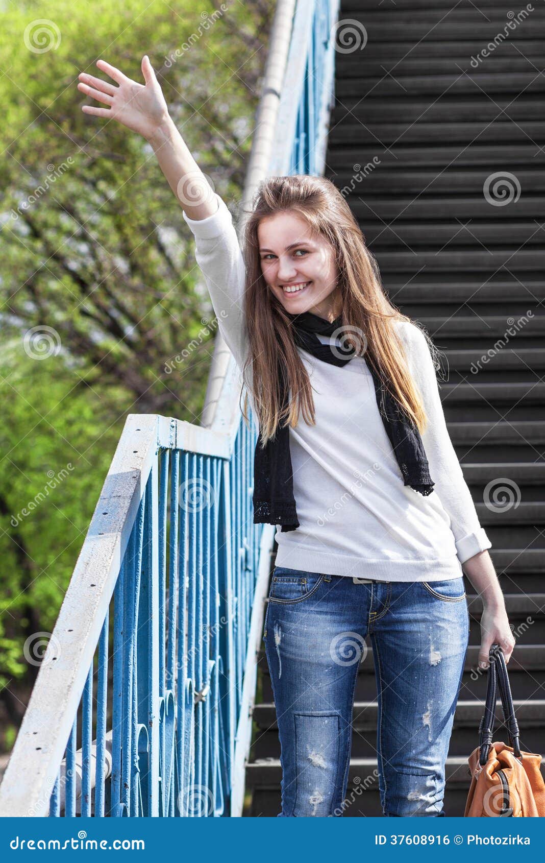 Young woman waving hand stock photo. Image of emotion - 37608916 Young woman waving hand stock photo. Image of emotion - 37608916