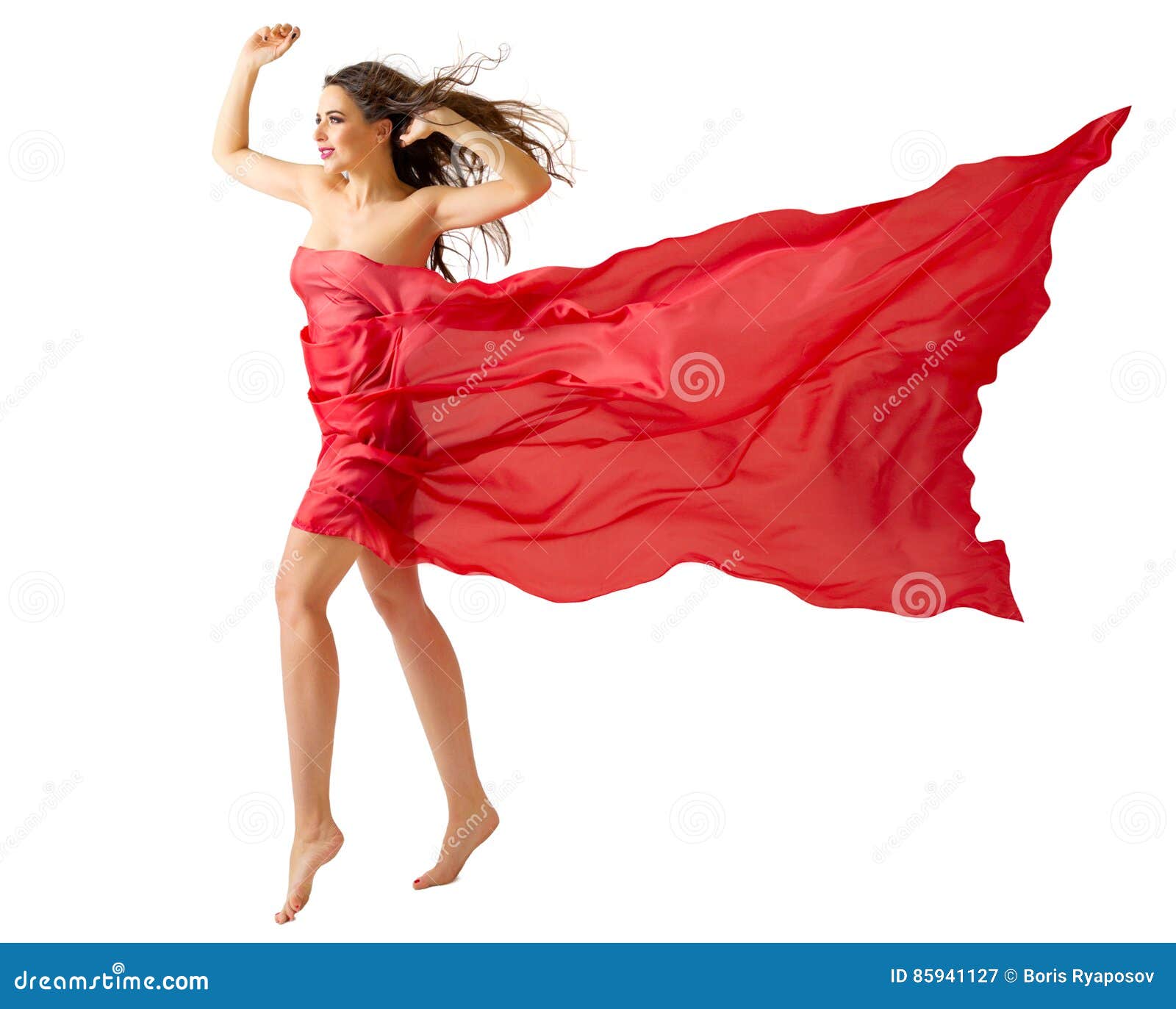 Young woman on the wind stock image. Image of flowing - 85941127