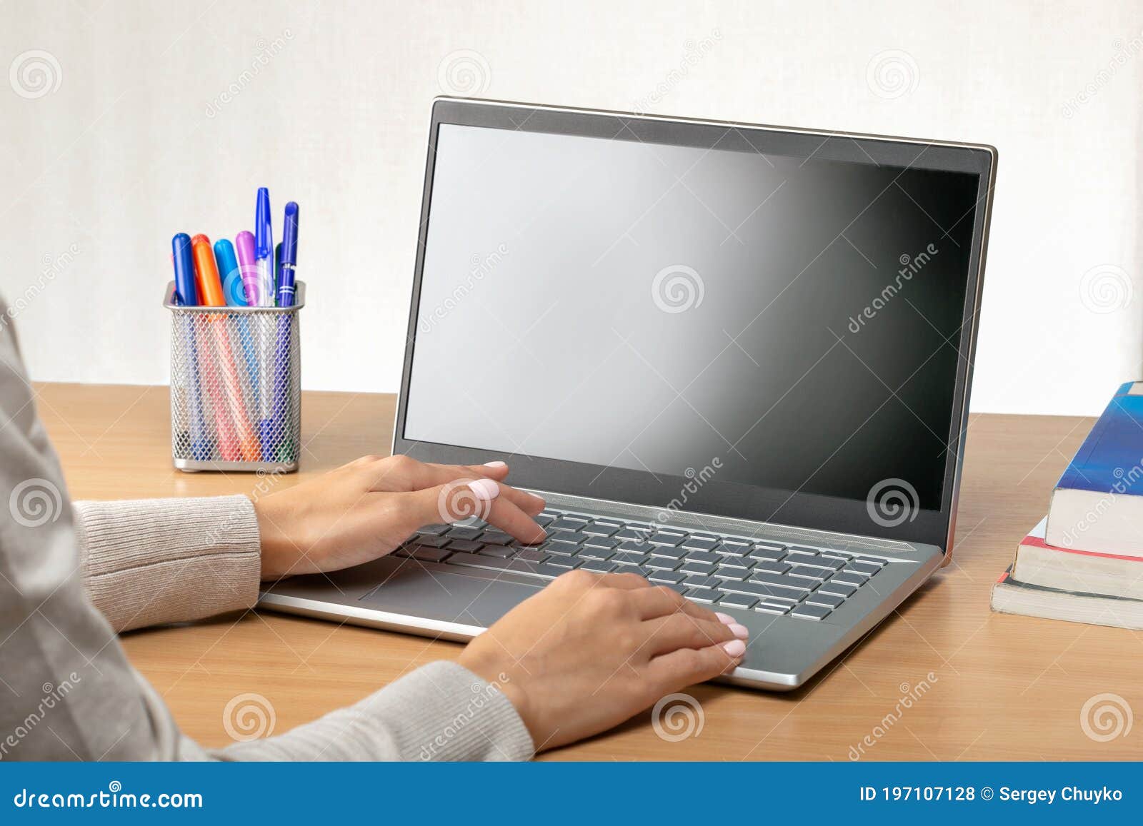 Student E Learning Distance Training Course Study Work at Home Office ...