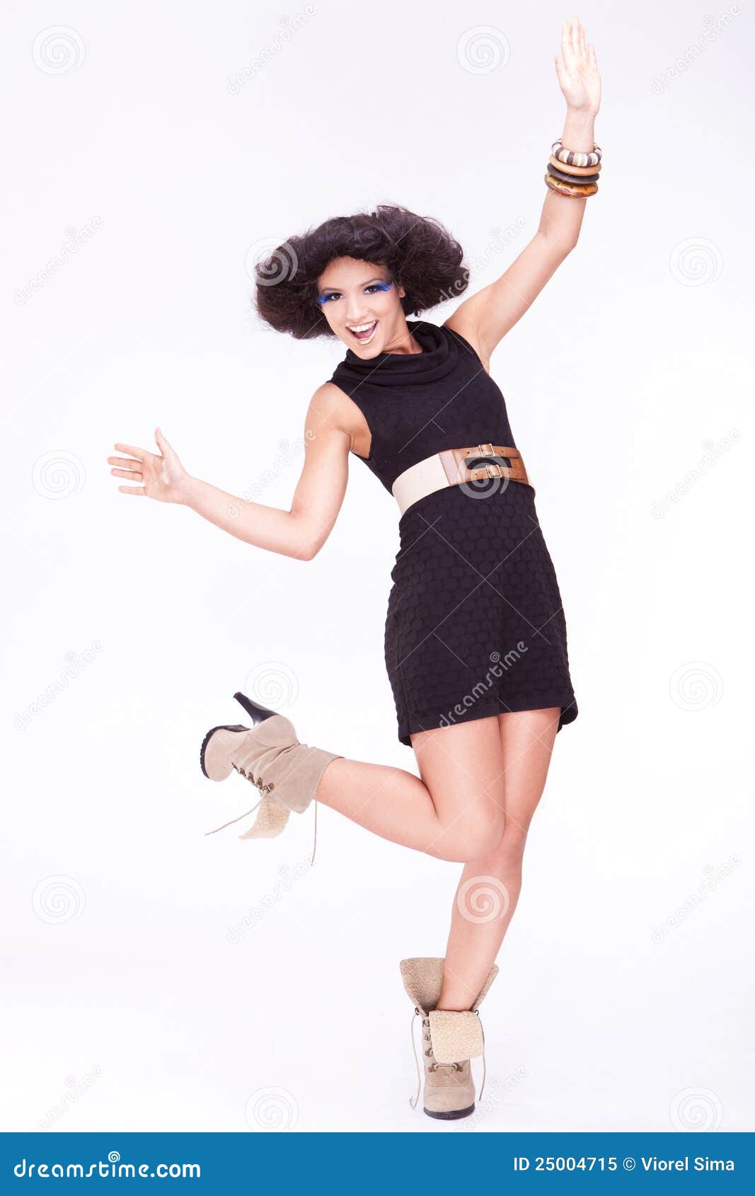 Young Women Celebrating the Victory Stock Image - Image of joyful ...