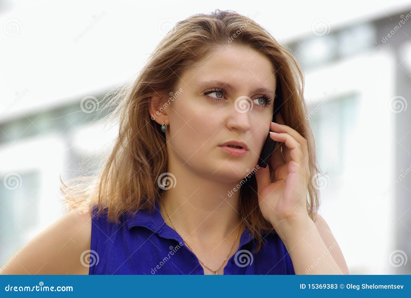Young Women with Cell Phone Stock Image - Image of portrait, human ...