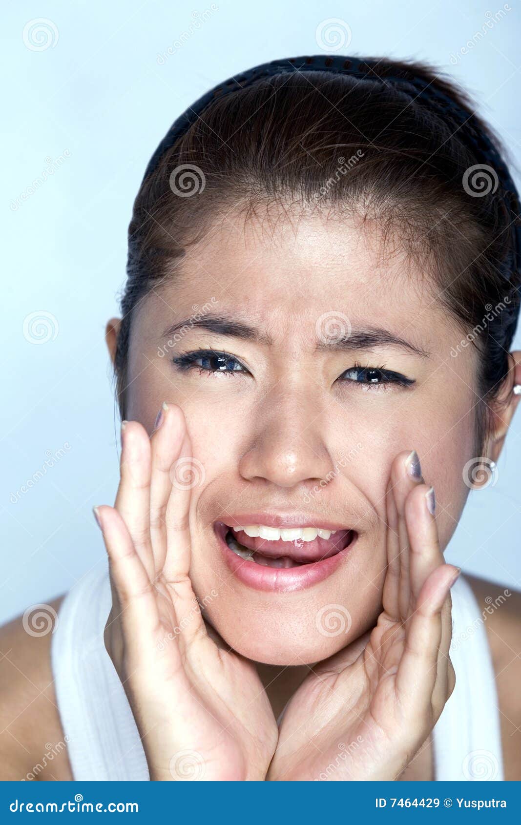 Young women - expression stock image. Image of cute, expression - 7464429