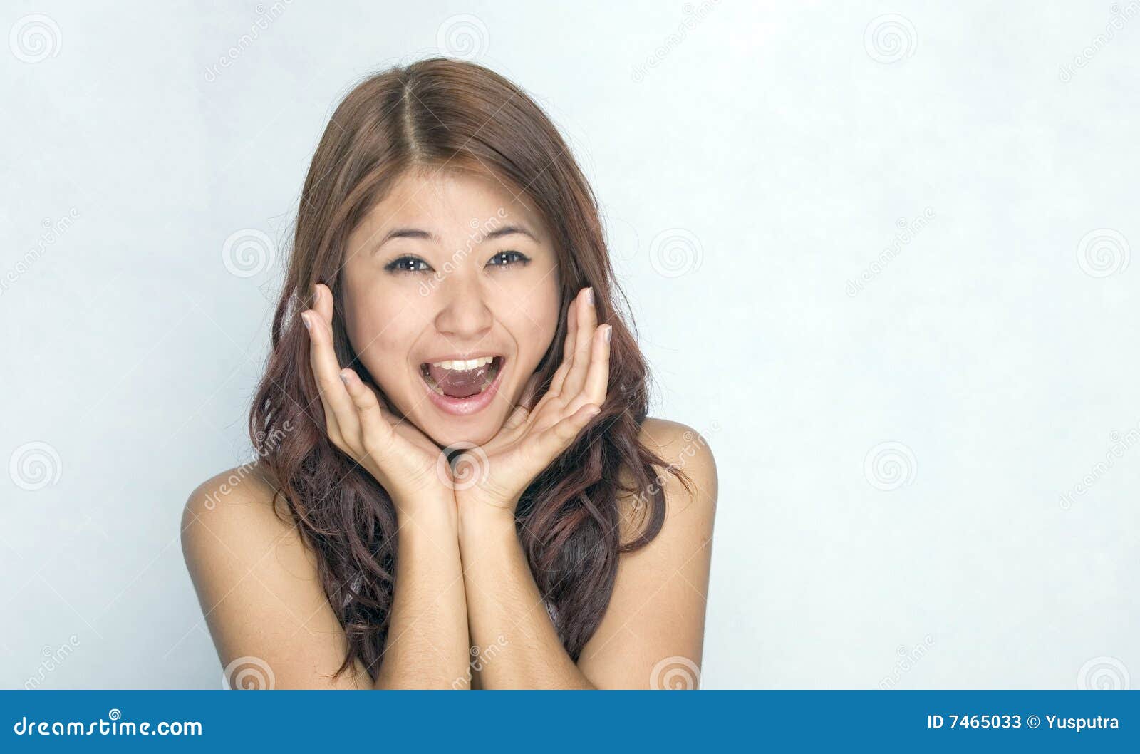Young women - expression stock image. Image of gesture - 7465033