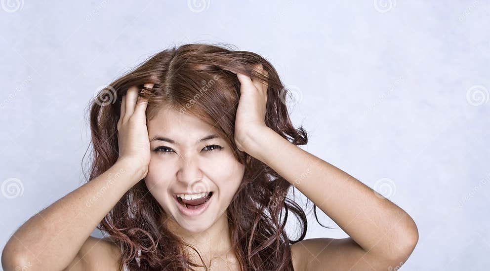 Young women - expression stock photo. Image of beauty - 7628666