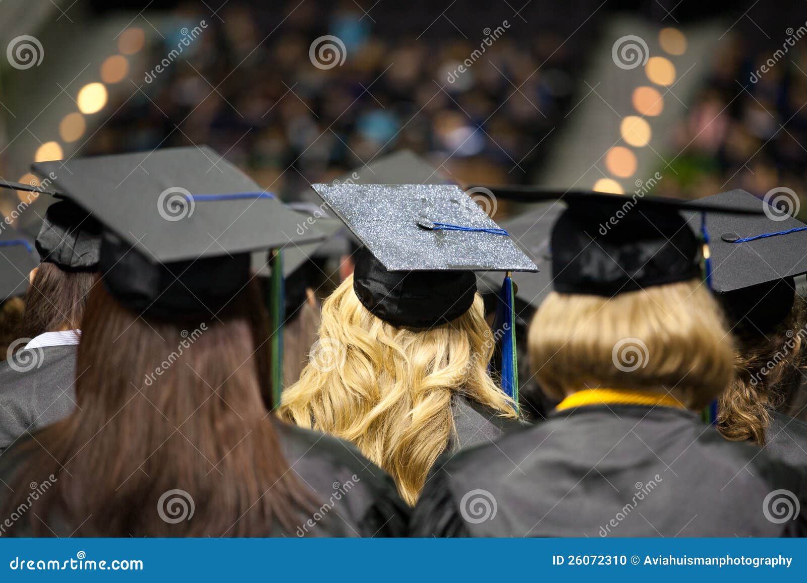 Young Women Graduating from College Stock Photo - Image of cloth ...