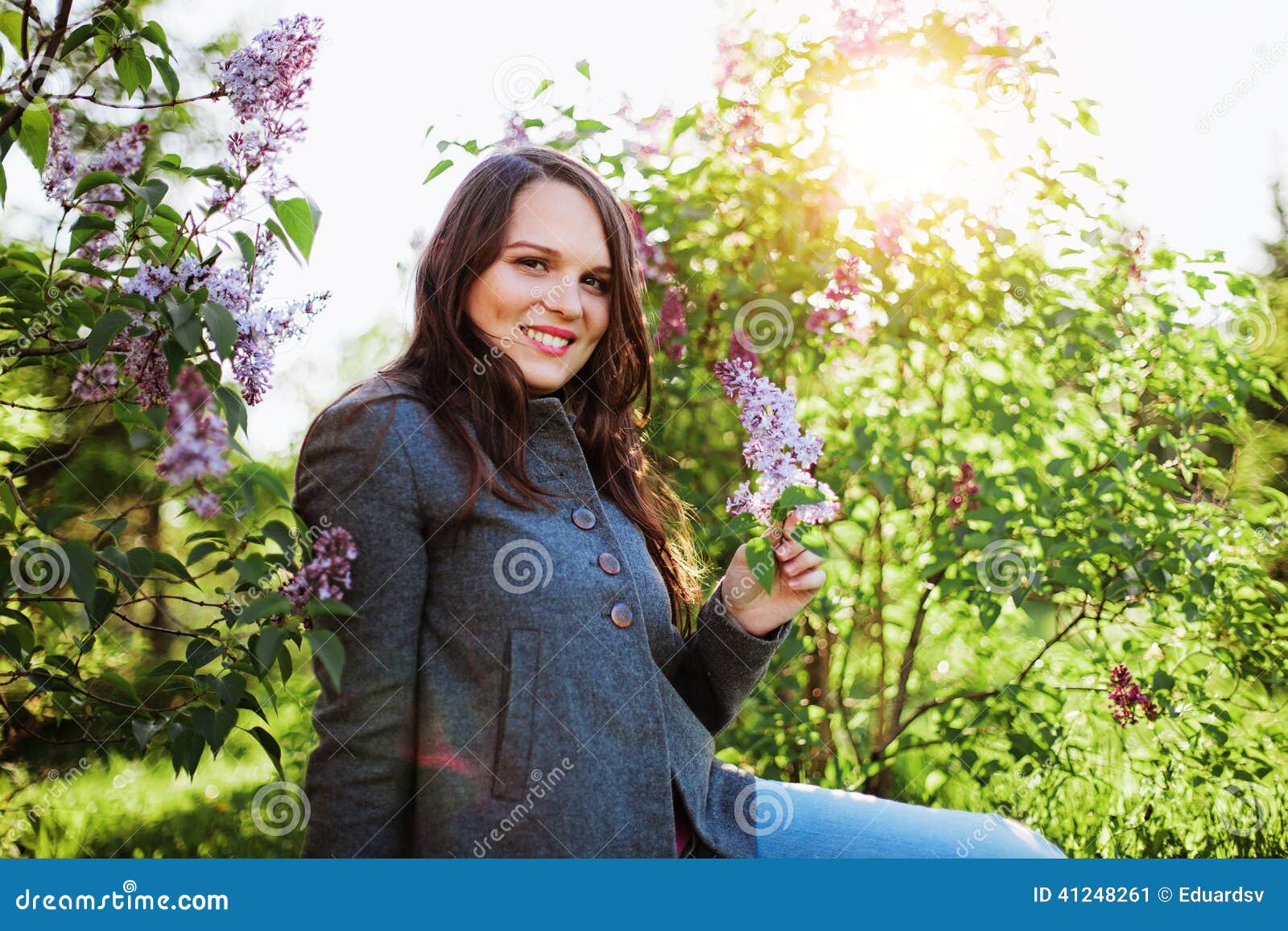 Young women. stock image. Image of happiness, face, spring - 41248261