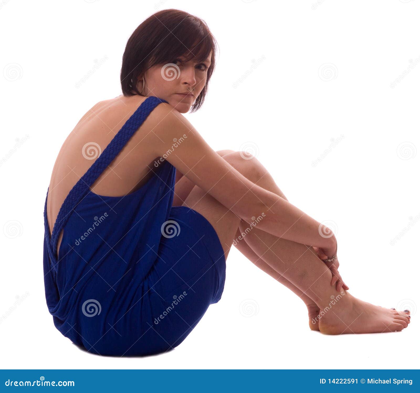 Young Women Isolated on White. Stock Image - Image of hair, human: 14222591