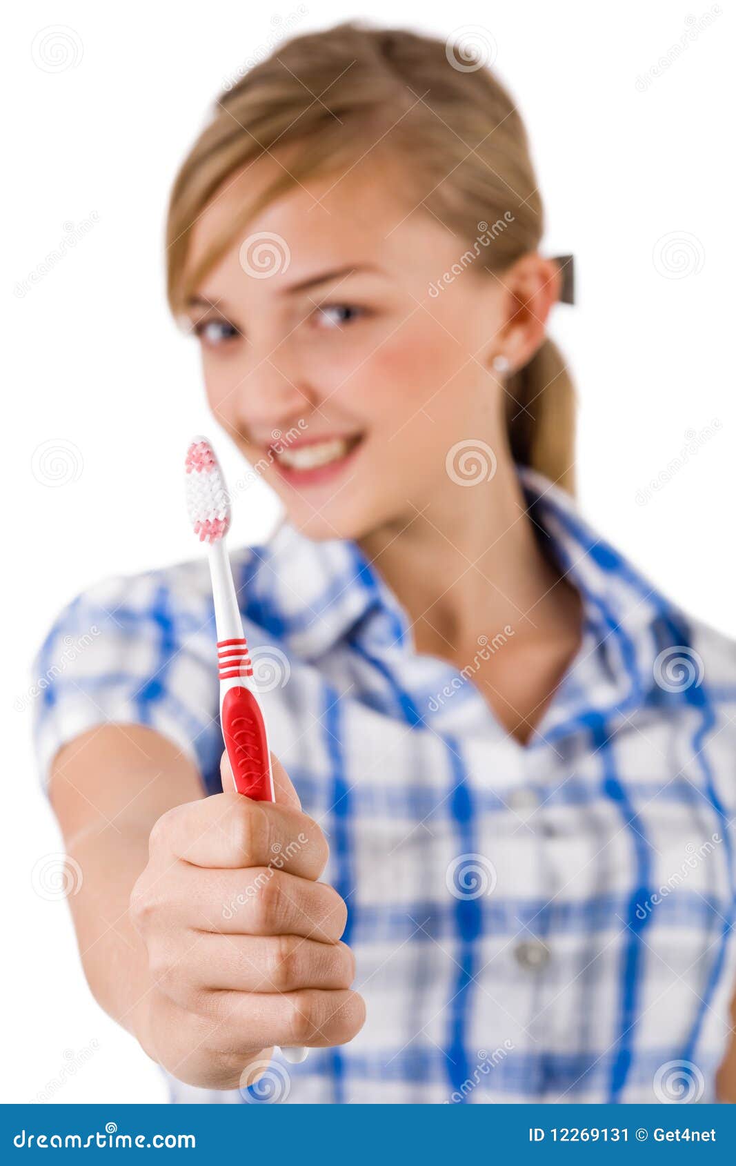 235 Women Showing Toothbrush Stock Photos - Free & Royalty-Free Stock ...