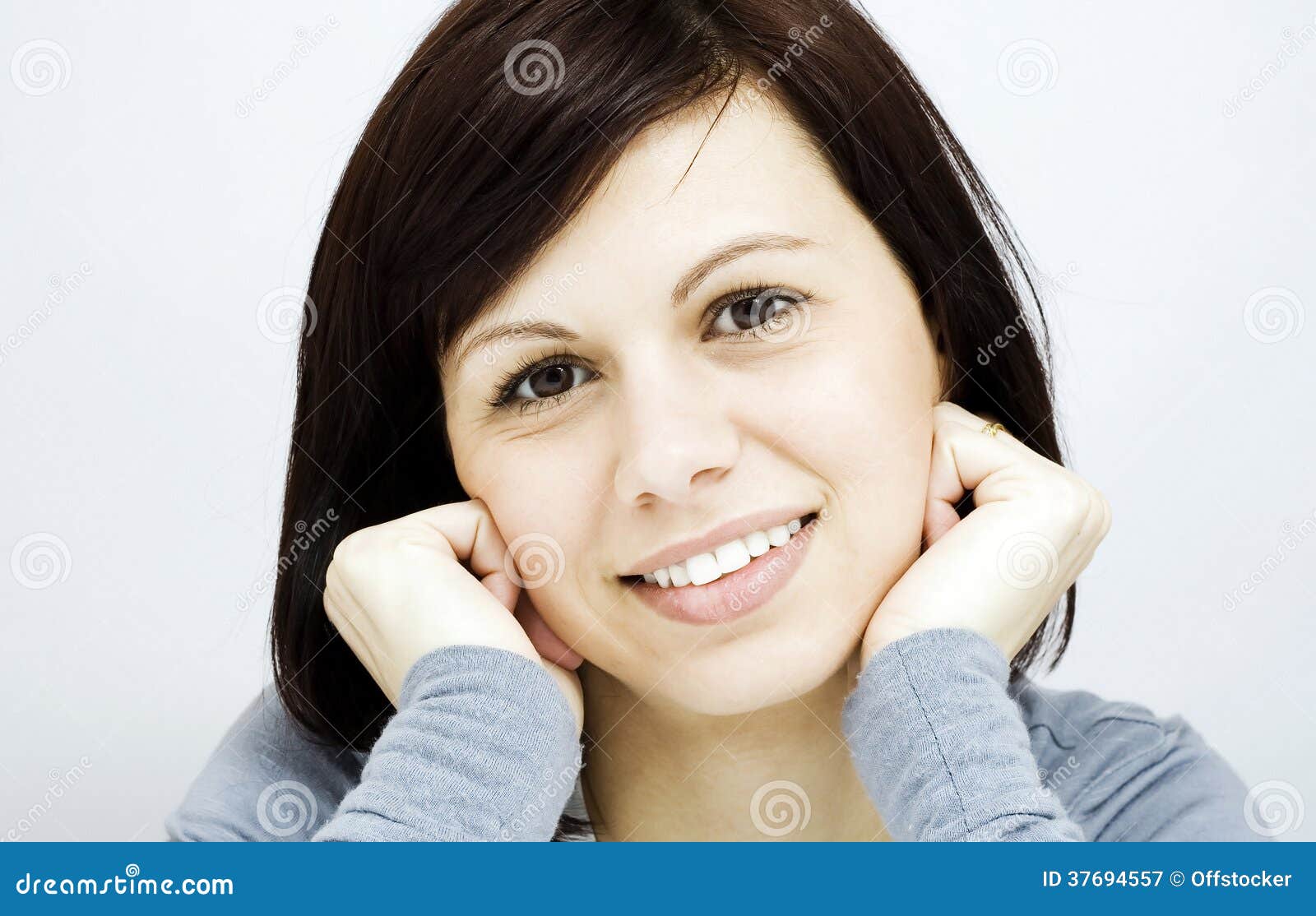 Young women smiling stock image. Image of complexion - 37694557