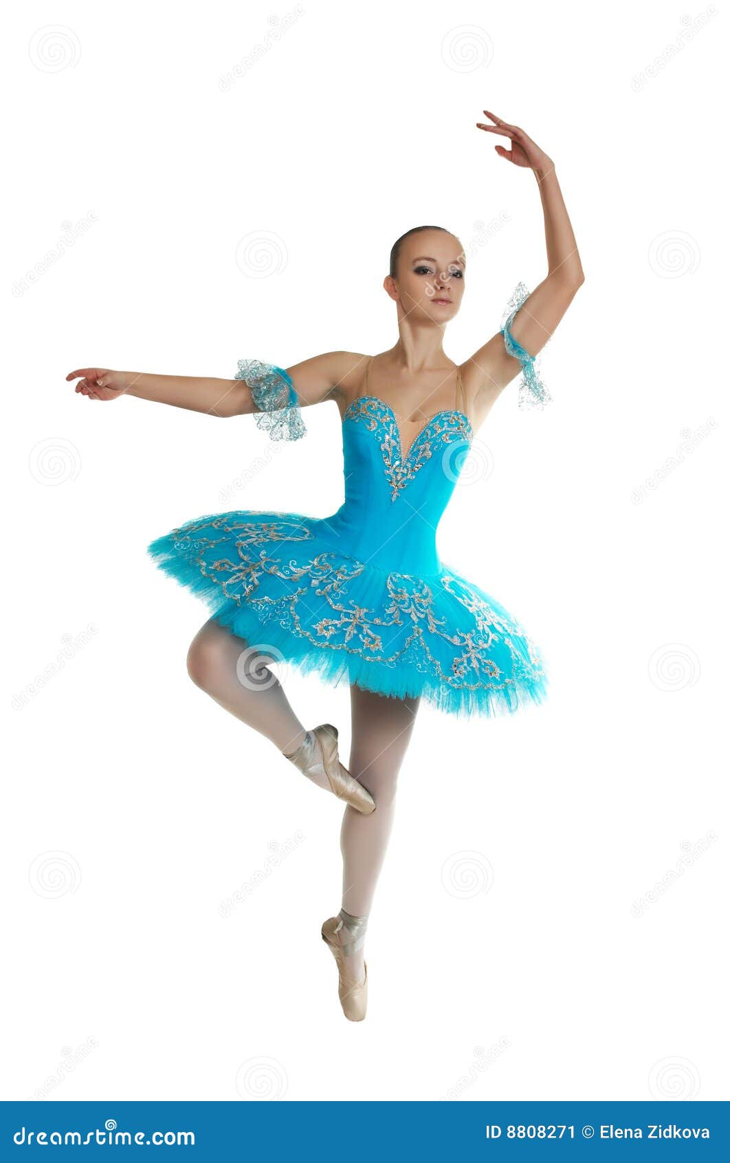 A Young Wonderful Ballerina is Dancing Gracefully Stock Image - Image ...