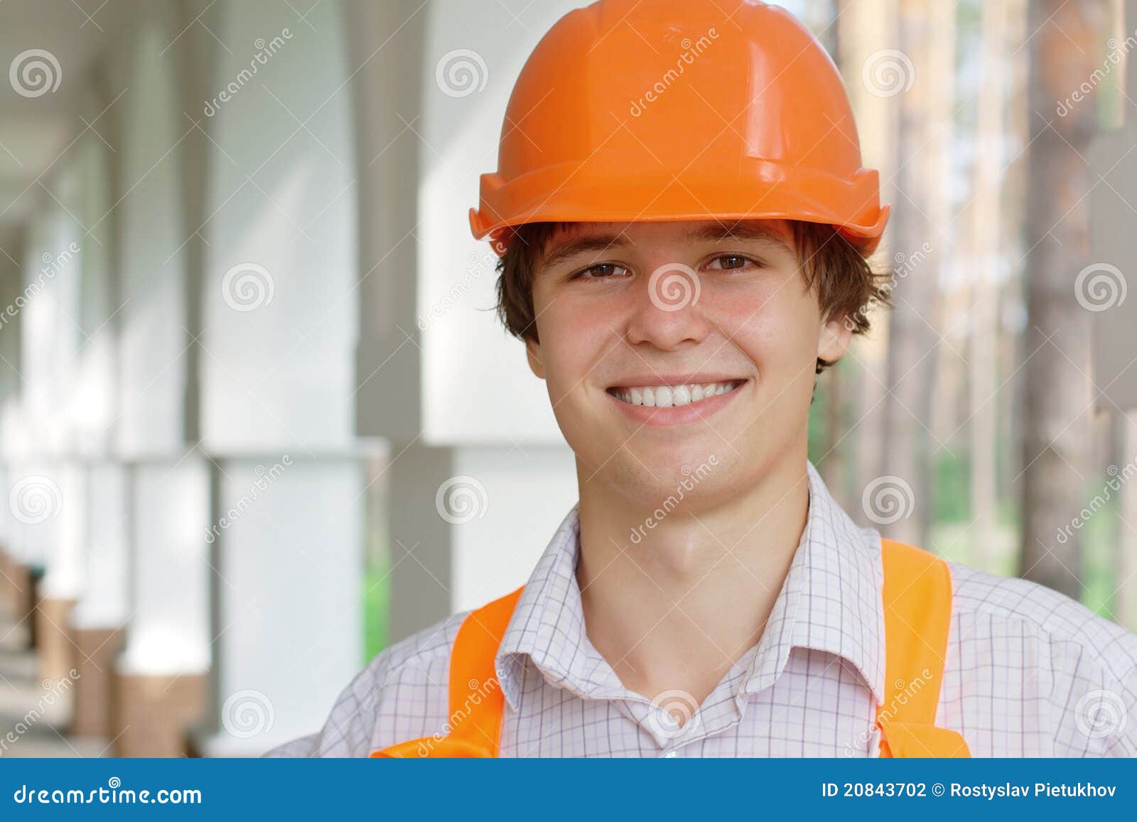 Young worker stock photo. Image of engineer, hardhat - 20843702