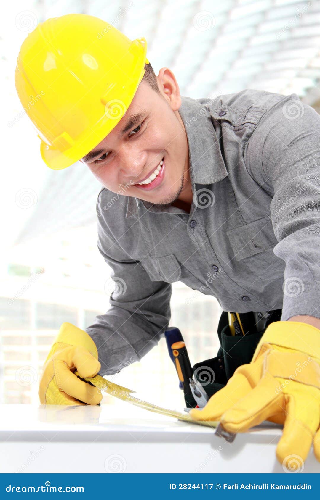 Young worker stock image. Image of labor, hold, professional - 28244117