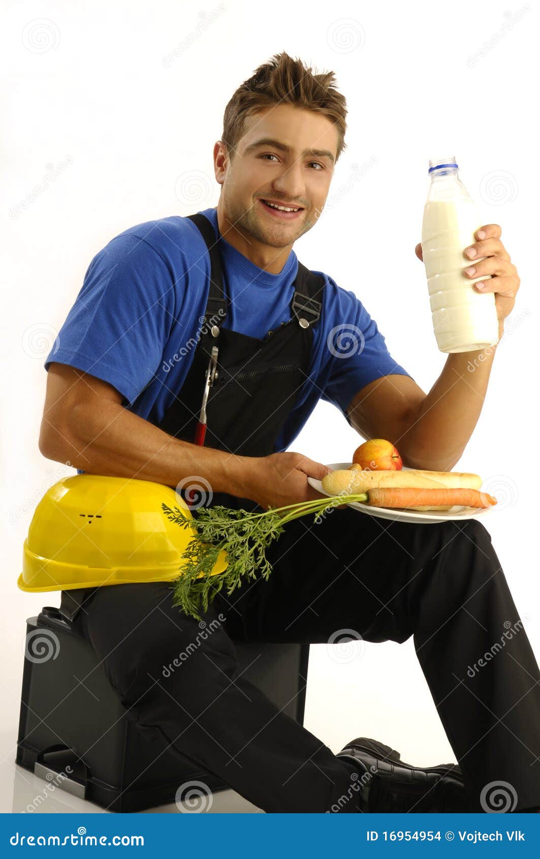 Young worker having break stock photo. Image of environment - 16954954