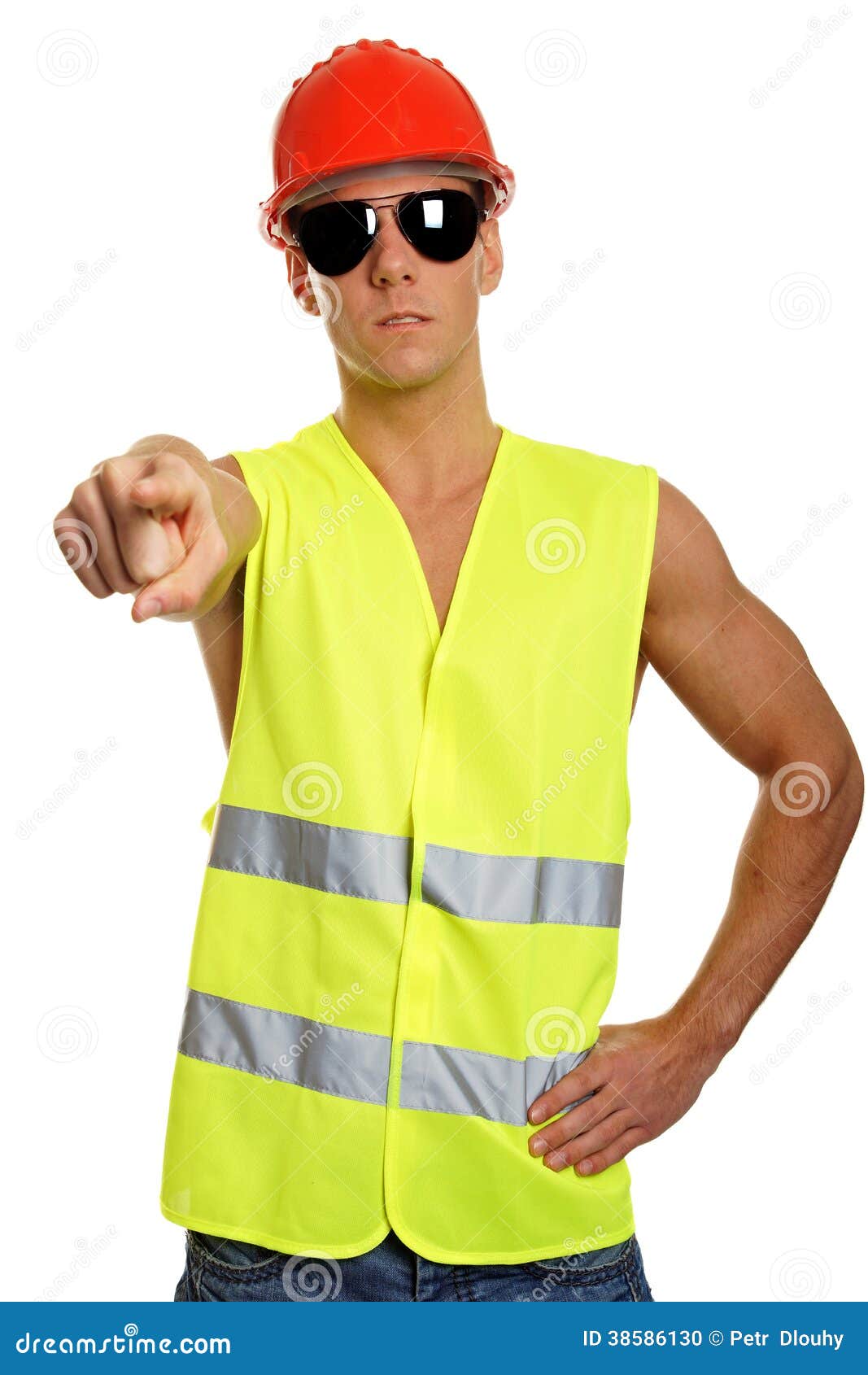 Young worker at work west stock photo. Image of builder - 38586130