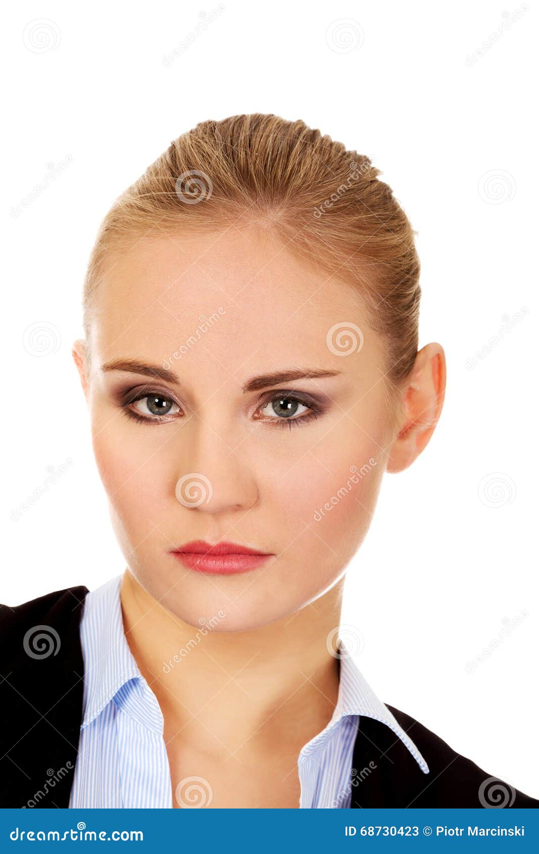 Young Worried and Sad Business Woman Stock Image - Image of executive ... Young Worried and Sad Business Woman Stock Image - Image of executive ...