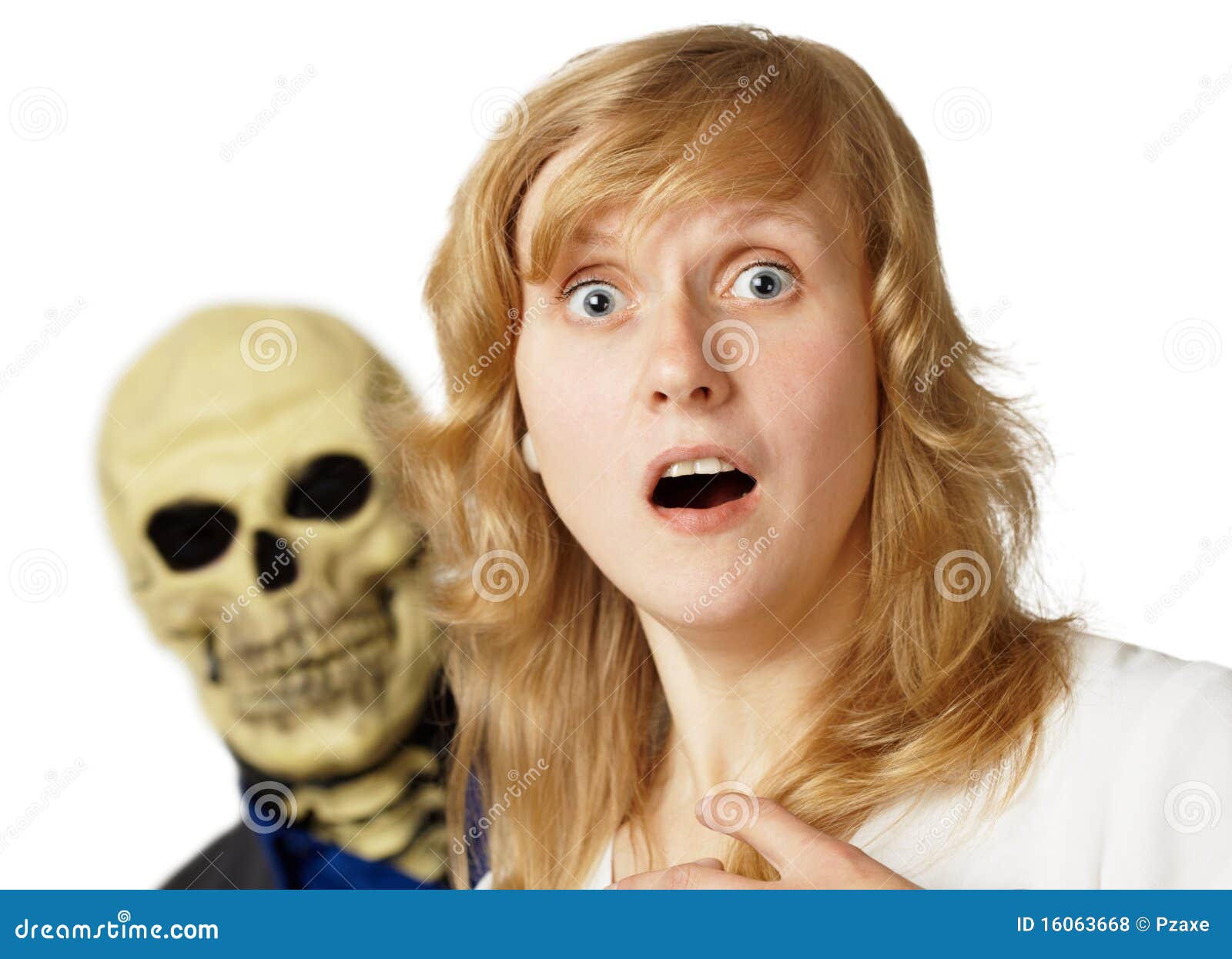 Young Girl Was Scared To Death Stock Photo - Image of dead, horrible ...