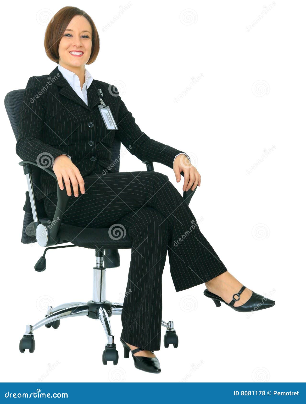 Your Boss stock photo. Image of attractive, friendly, female - 8081178