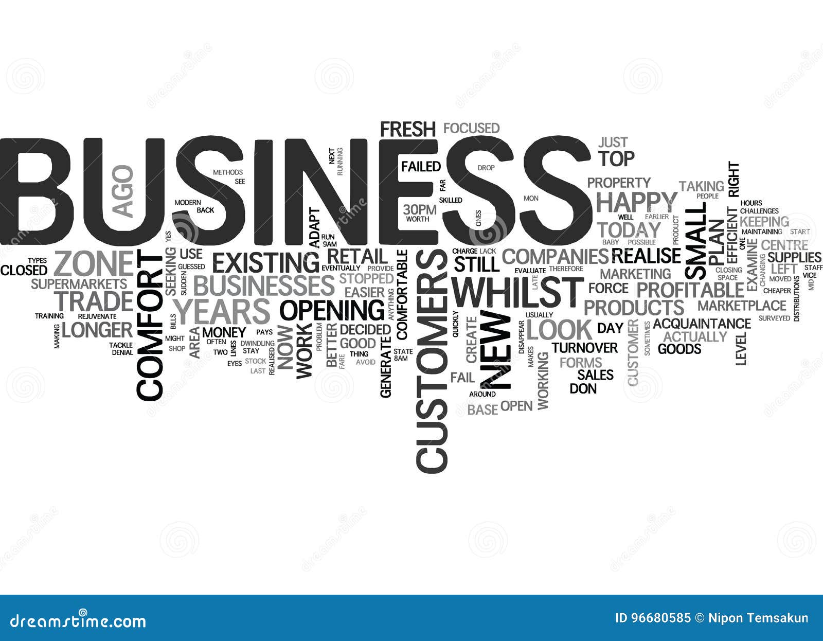 Is Your Business in the Comfort Zone Text Background Word Cloud Concept ...