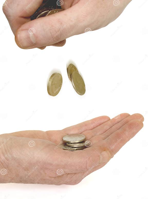 Your change stock image. Image of currency, hands, cash - 102943