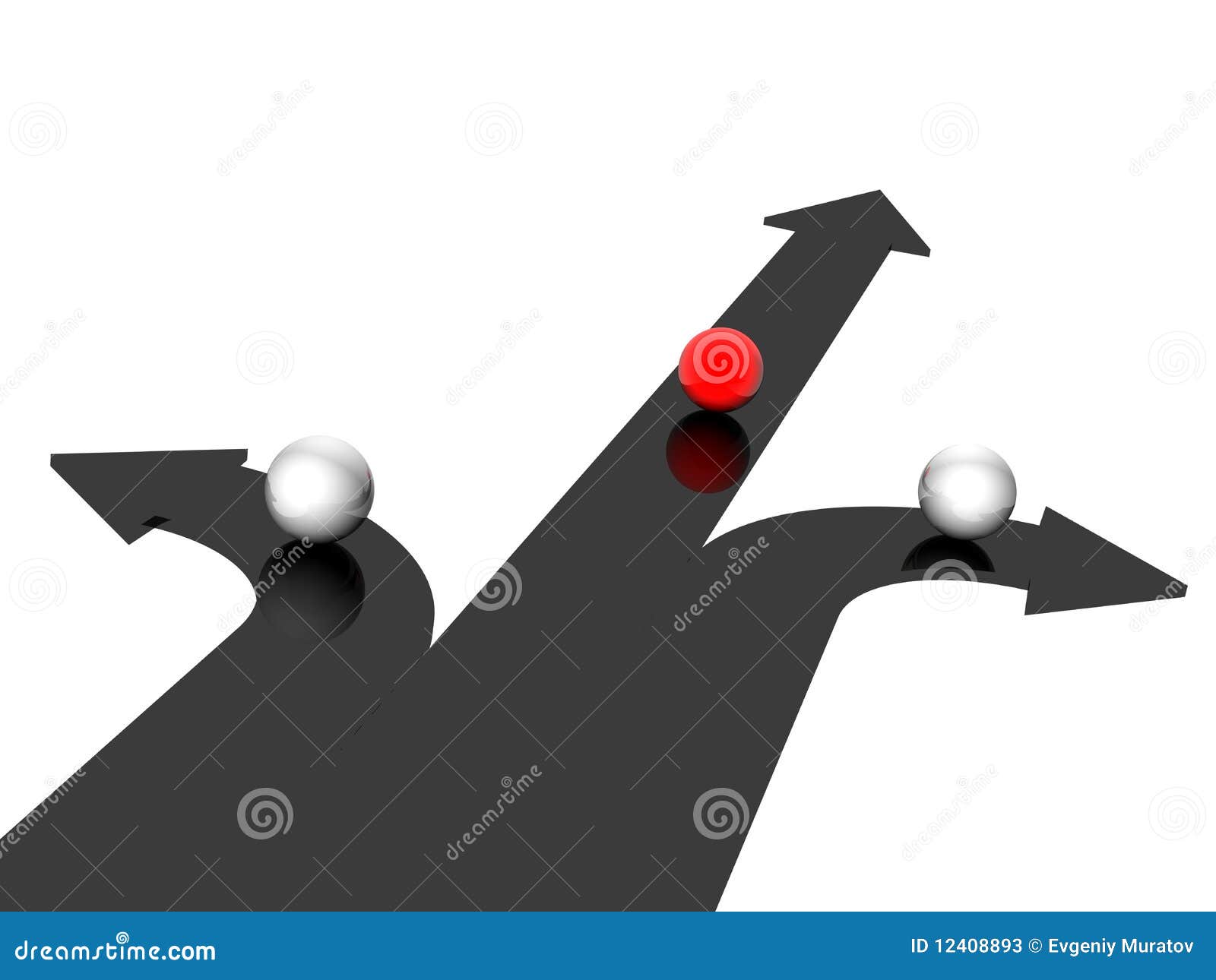 Your choice stock illustration. Illustration of arrow - 12408893