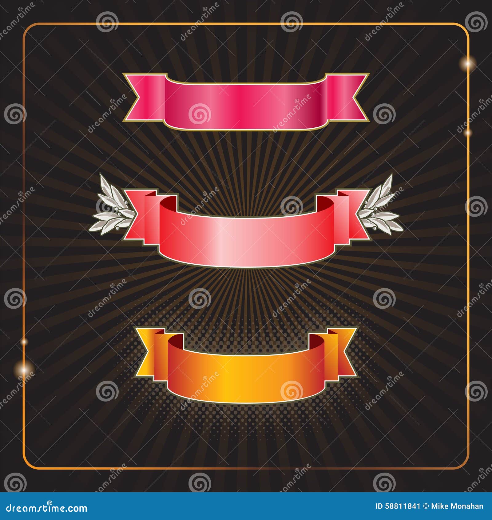 Your Choice of Three Banners Stock Vector - Illustration of element ...