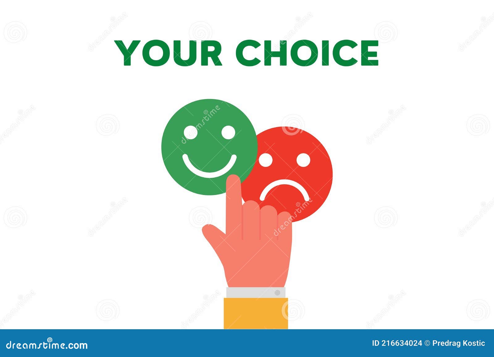 Your choise stock illustration. Illustration of choicechoose - 216634024