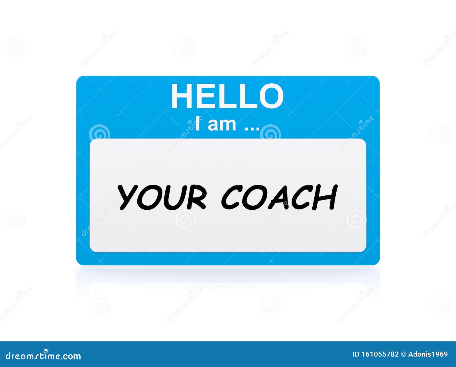 Your coach sticker stock illustration. Illustration of training - 161055782