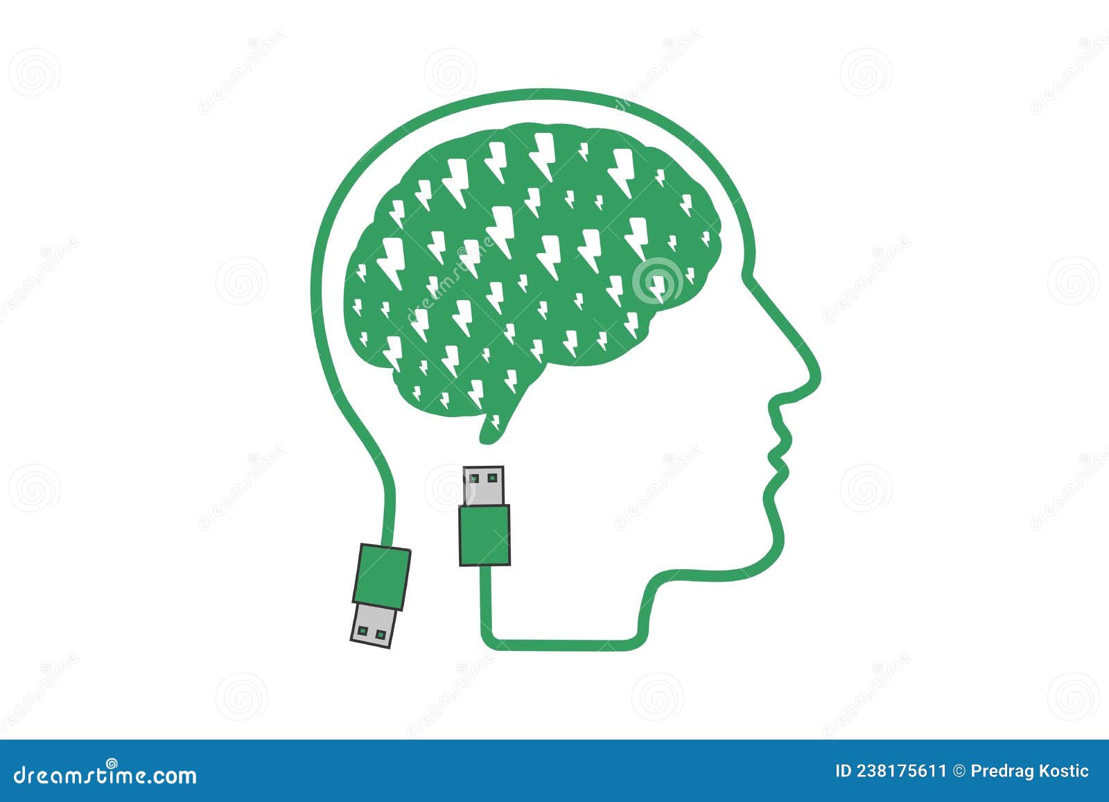 Smart Head Logo Stock Photo | CartoonDealer.com #39443478