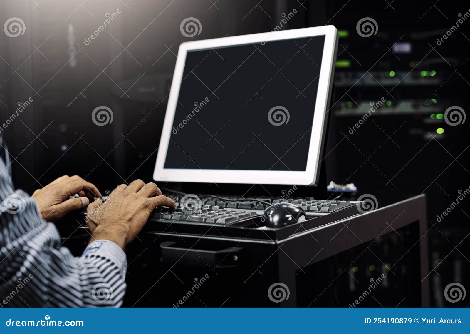 Your Computer Network, in Expert Hands. an Unrecognizable it Technician ...