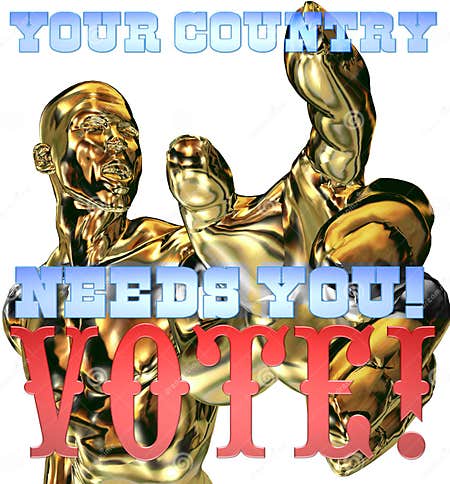 Your country needs you stock illustration. Illustration of voting - 4290984