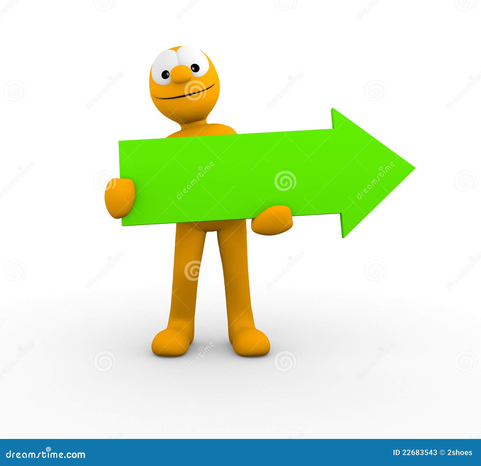 Your empty green arrow stock illustration. Illustration of pitch - 22683543