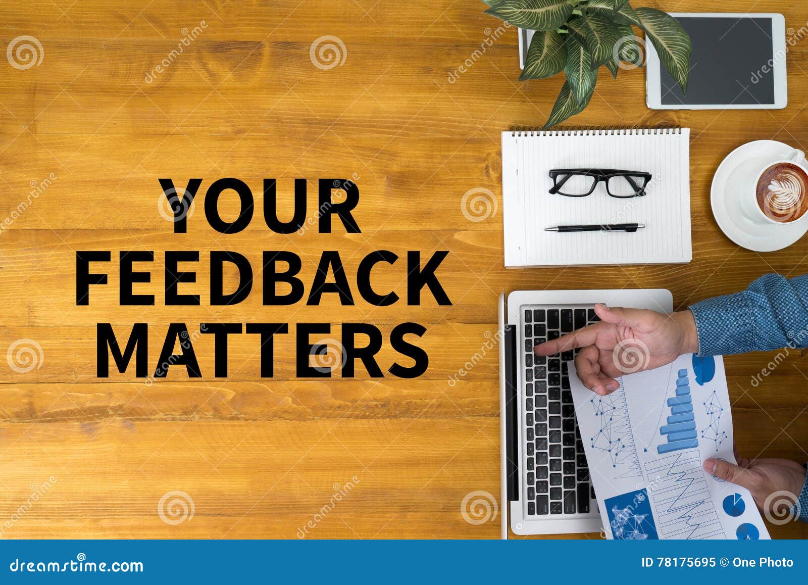 YOUR FEEDBACK MATTERS stock image. Image of care, important - 78175695
