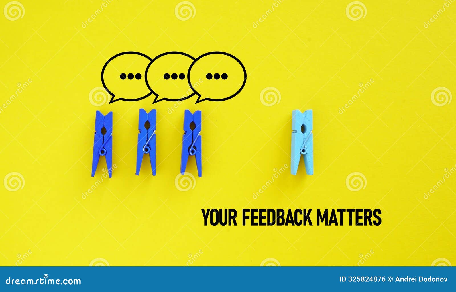 Your Feedback Matters. Constructive Criticism and Feedback Stock Photo ...