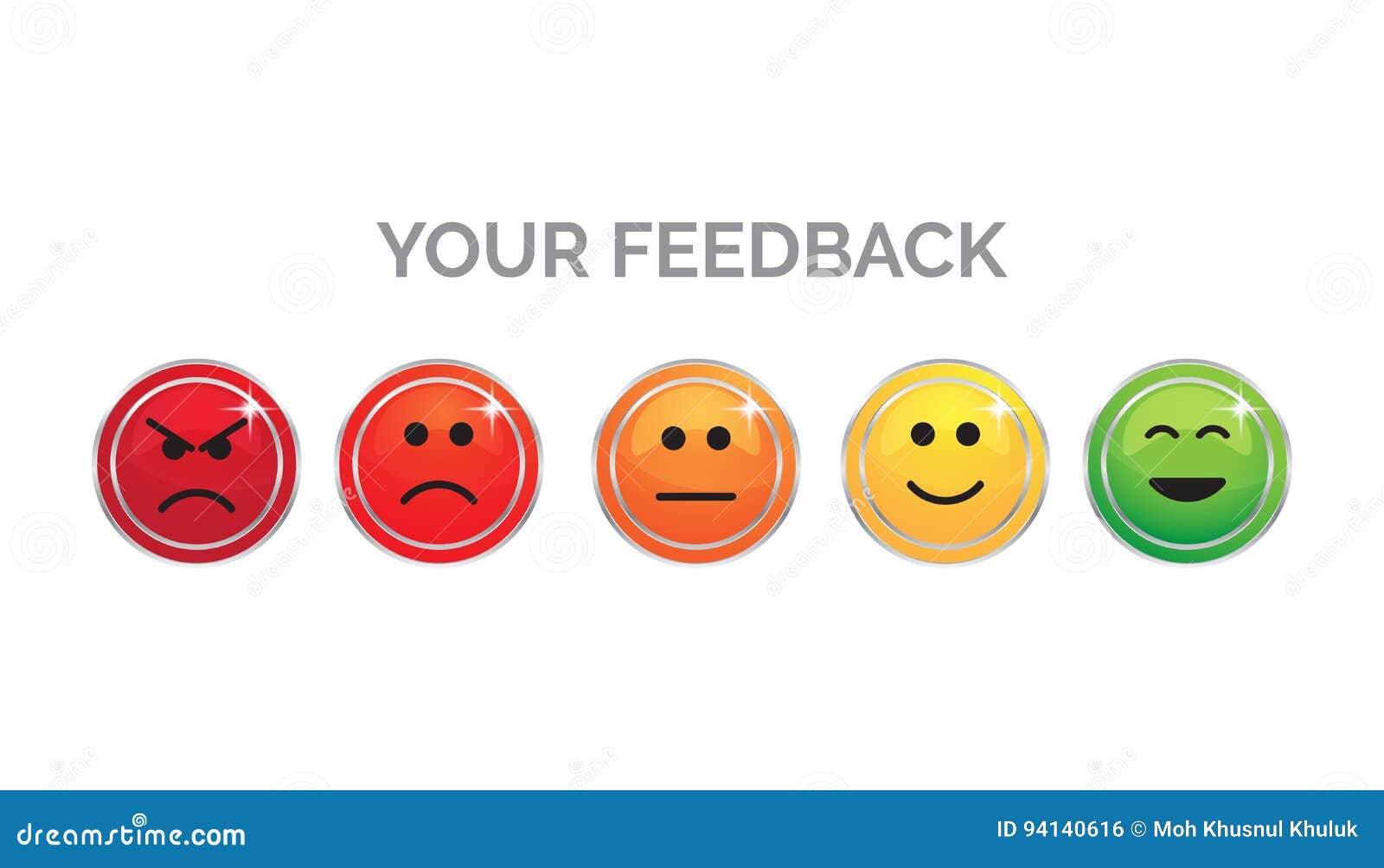 Your Feedback - People Expressions Vector Stock Vector - Illustration ...