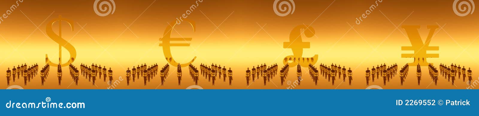 Your financial team stock illustration. Illustration of executives ...