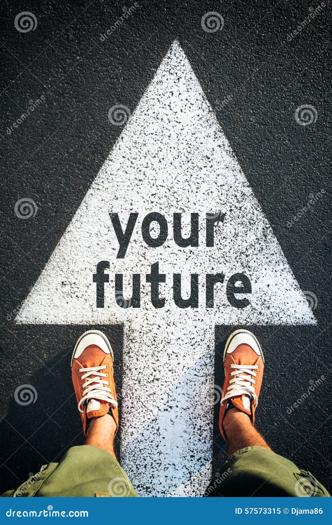 Your future stock image. Image of forward, space, paper - 57573315