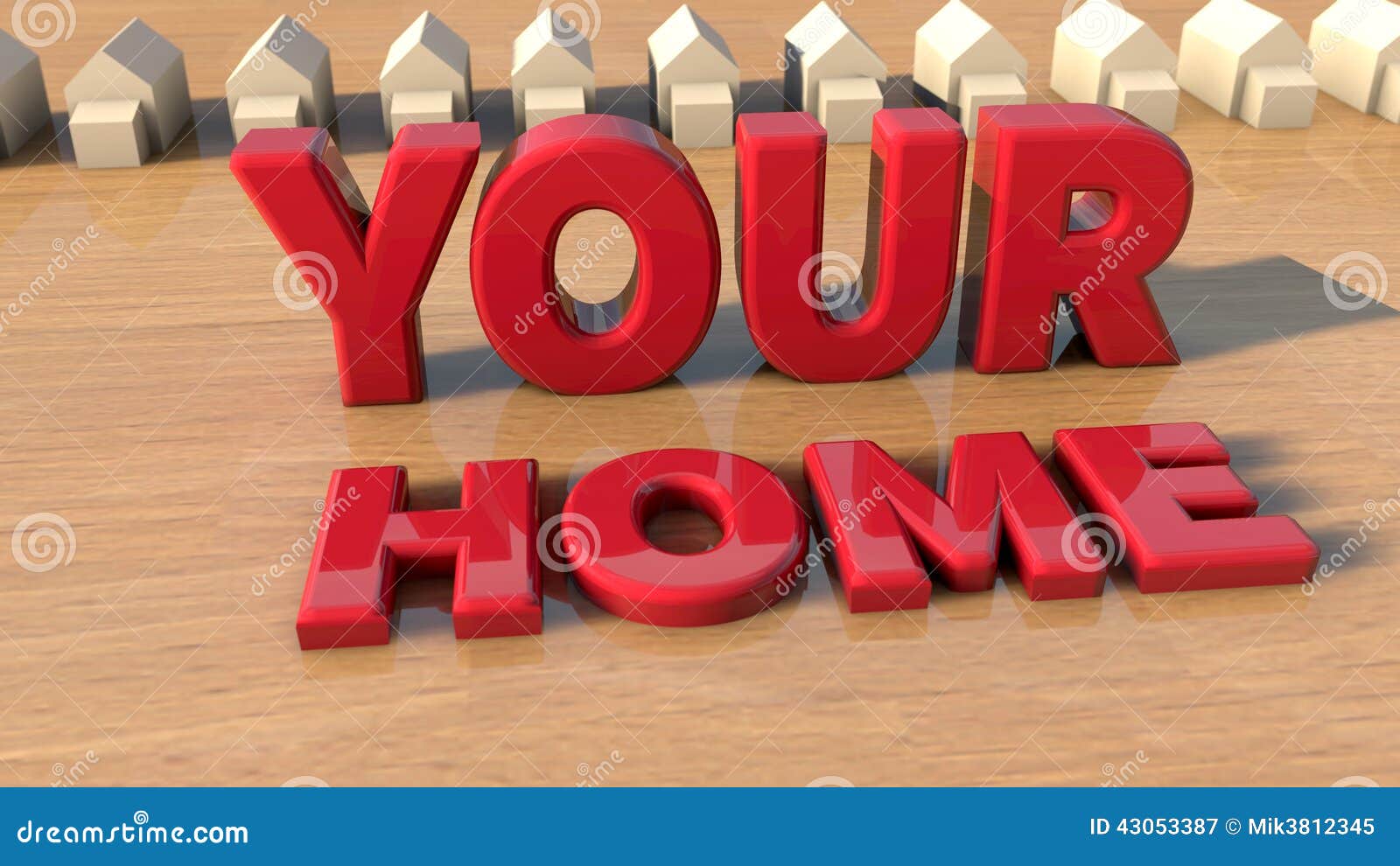 Your home and house stock illustration. Illustration of rent - 43053387