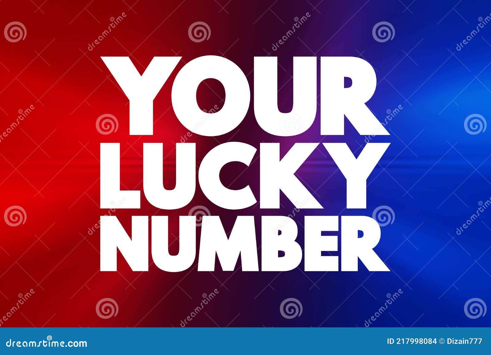 Your Lucky Number Text Quote, Concept Background Stock Illustration ... Your Lucky Number Text Quote, Concept Background Stock Illustration ...