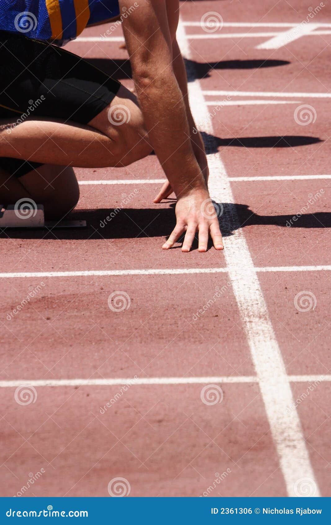 On Your Marks stock photo. Image of track, athletes, hand - 2361306